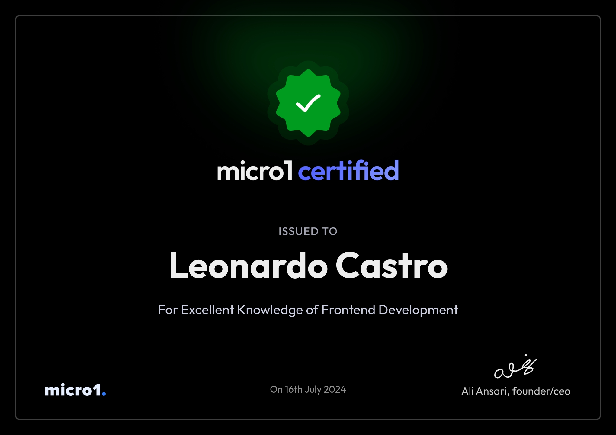 Leonardo Castro - Fullstack Engineer | LinkedIn