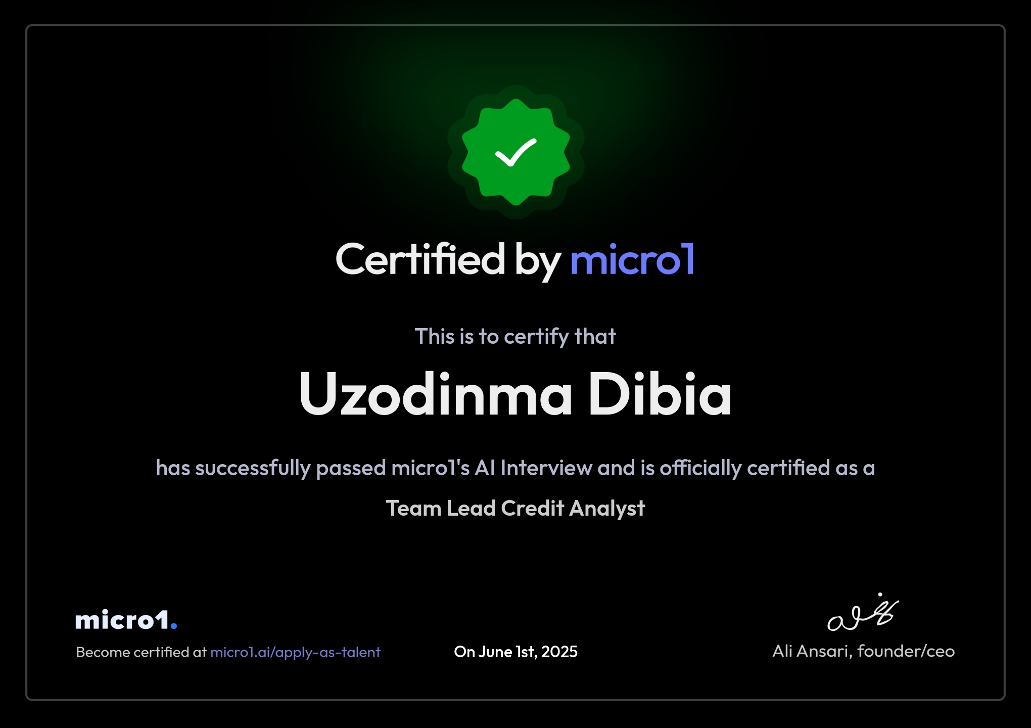 Uzodinma Dibia - Credit Analyst/SEO Enthusiast in On-Page Optimization, Keyword Research, and ...