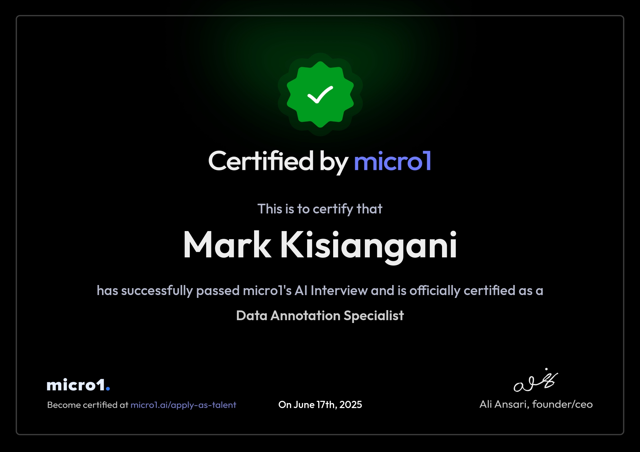 Mark KISIANG’ANI - Economist | Policy & Planning | R & D Officer ...